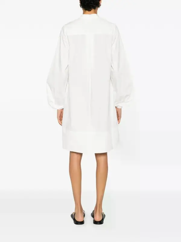 BY MALENE BIRGER Tie-neck Puff-sleeve Mini Dress