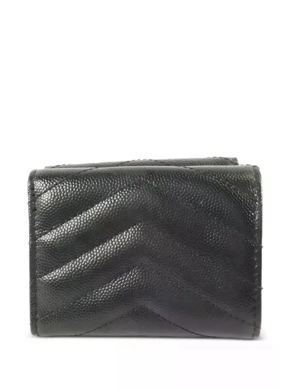 Saint Laurent Small Monogram Envelope Quilted Wallet