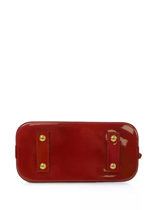 LOUIS VUITTON Alma Bb Monogram Vernis Tote Bag