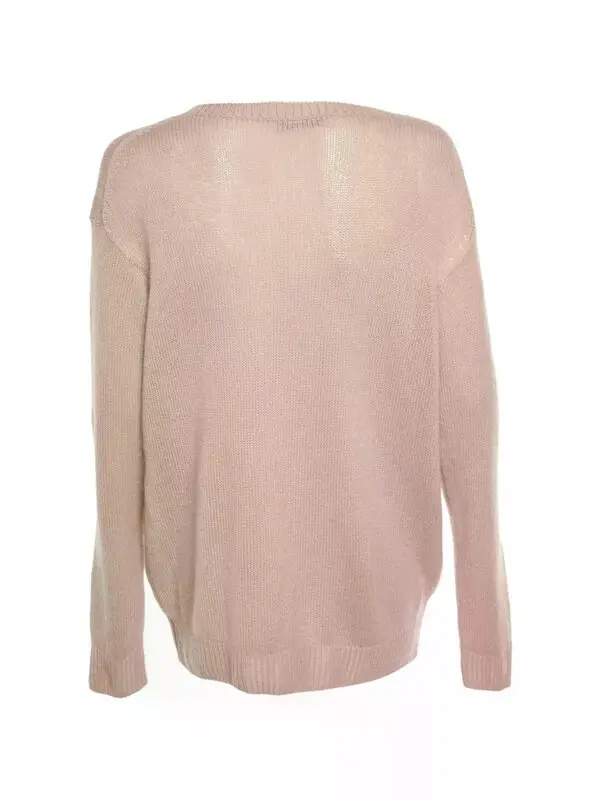 Dior V-neck Cashmere Sweater - Pink