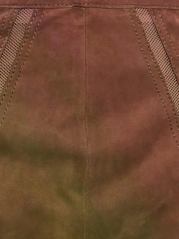 Gucci Lizzy Suede Midi Skirt