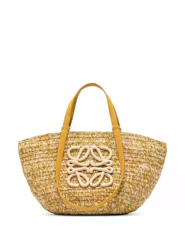 Loewe Medium Eclipse Basket Tote Bag - Yellow