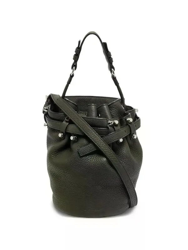 Alexander Wang Diego Textured Bucket Bag - Green