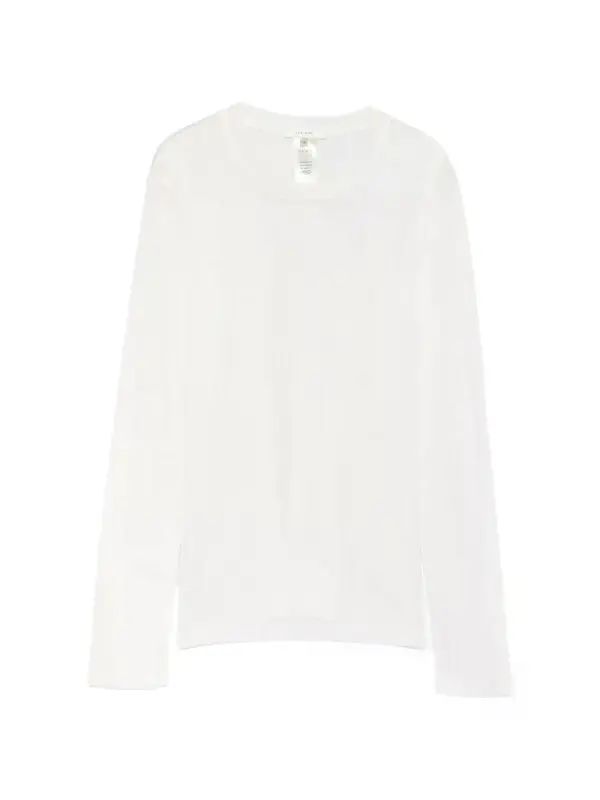 THE ROW Dantea Ribbed Long-sleeve T-shirt - Neutrals