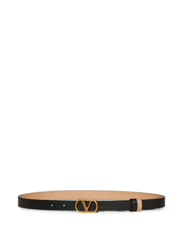 Valentino Garavani Vlogo Signature Reversible Belt - Black