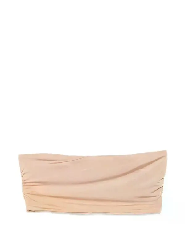 MOUTAKI Ruched Bikini Top - Neutrals