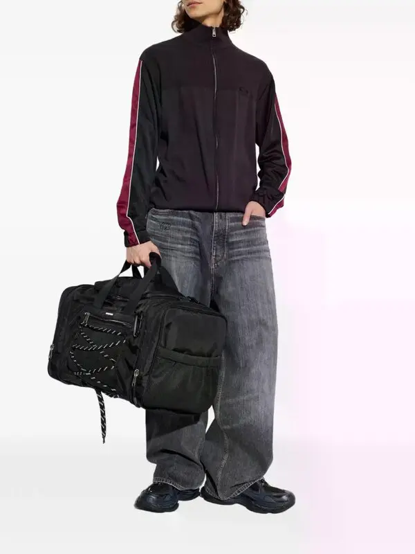 Balenciaga Logo-embroidered Zip-up Sweatshirt