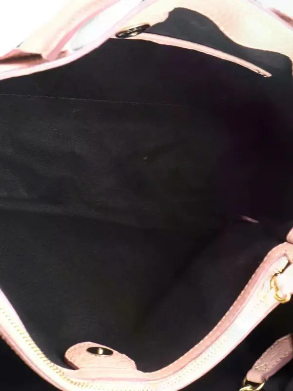 Burberry Leather And House Check Canvas Medium Satchel