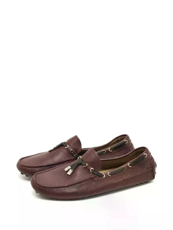 LOUIS VUITTON Leather Loafers - Red