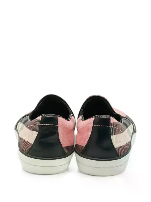 Burberry Gauden Check-pattern Slip-on Sneakers