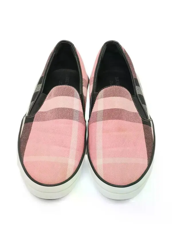 Burberry Gauden Check-pattern Slip-on Sneakers