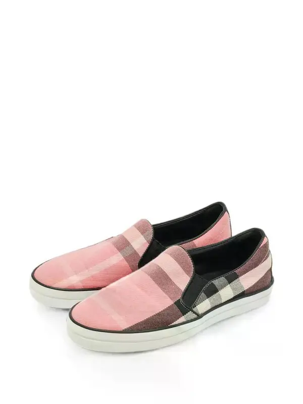 Burberry Gauden Check-pattern Slip-on Sneakers