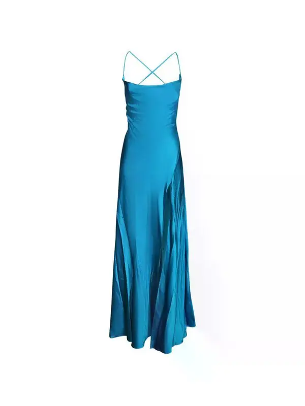 DANAMÉ Gabrielle Maxi Dress - Blue