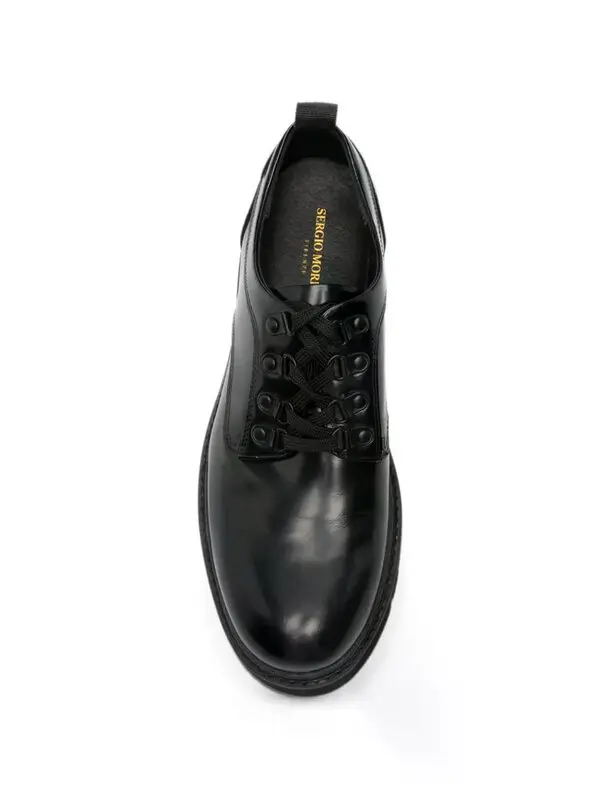 SERGIO MORETTI FIRENZE Leather Derby Shoes