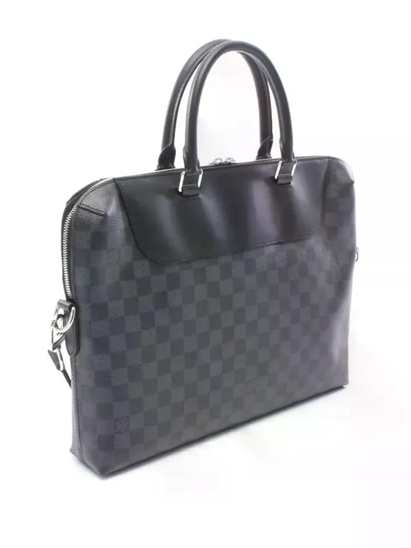 LOUIS VUITTON Damier Graphite Porte Documents Jour Business Bag - Black