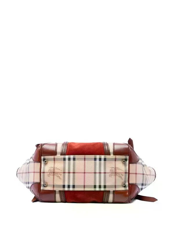 Burberry Haymarket Check Coated Canvas Canterbury Tote Bag