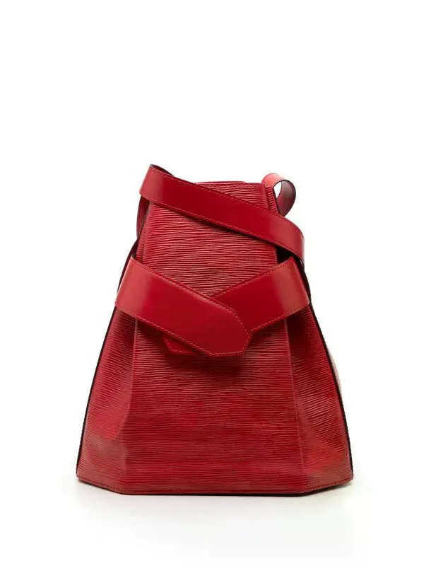 LOUIS VUITTON Epi Sac D'epaule Pm Bucket Bag - Red
