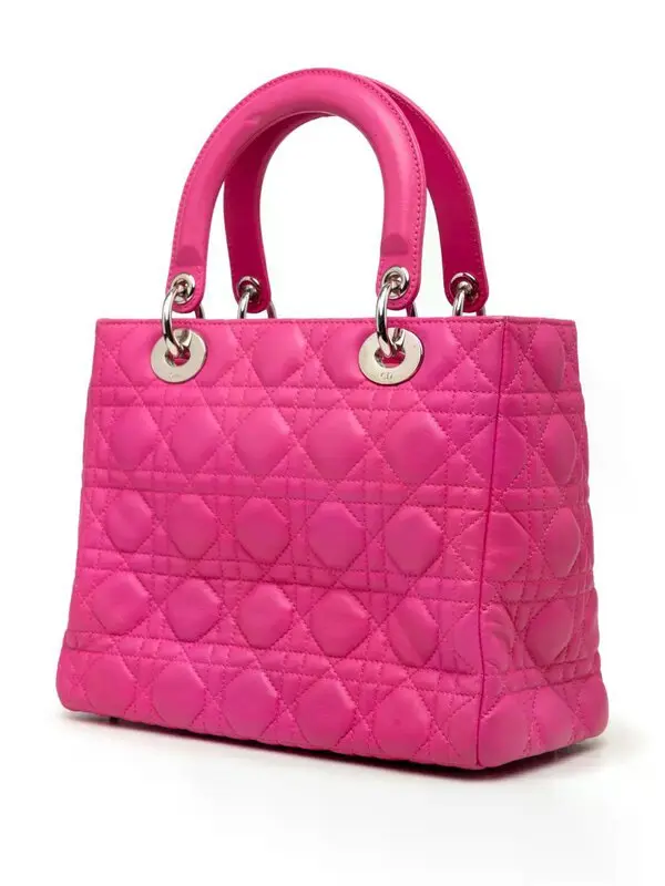 Dior Lambskin Cannage Lady Satchel