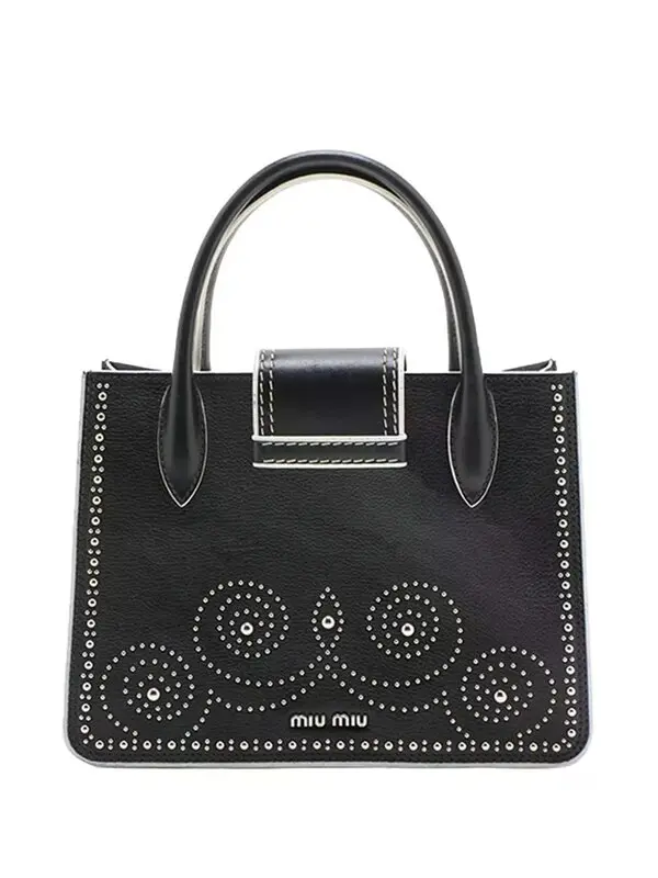 Miu Miu Leather Jewel Handbag