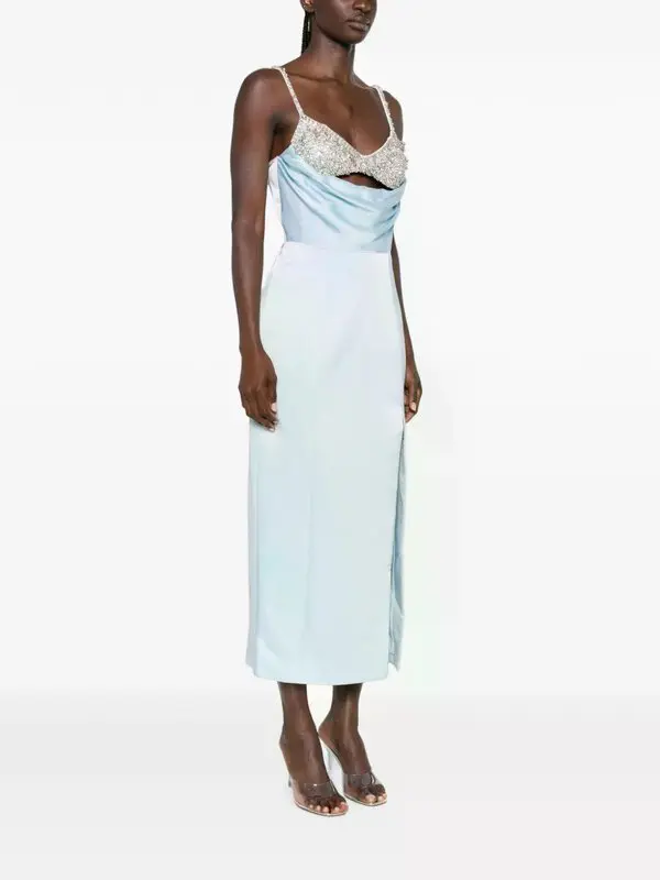 Rachel Gilbert Celestia Embellished Midi Dress