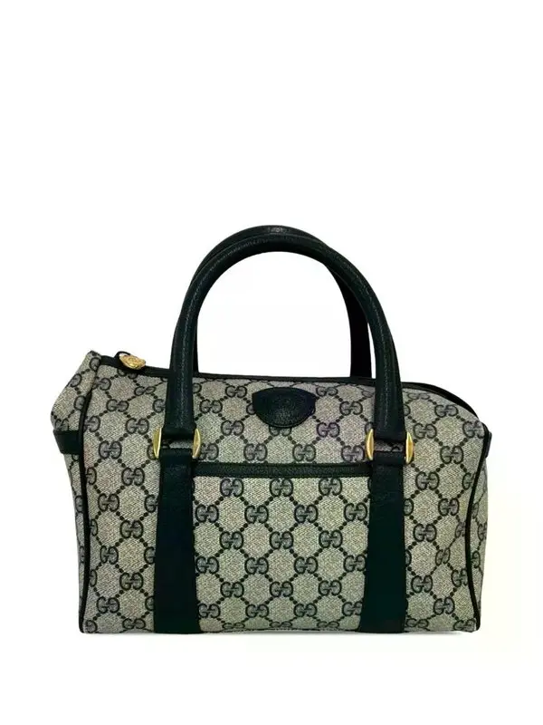 Gucci Gg Supreme Boston Bag - Neutrals