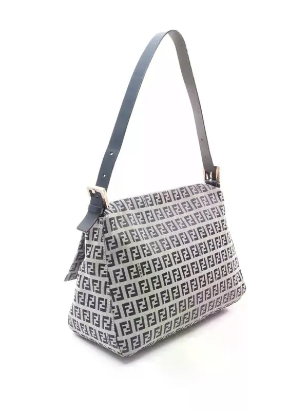 Fendi Zucchino Canvas Mamma Forever Shoulder Bag