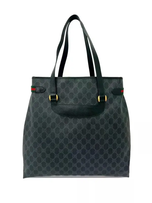 Gucci Gg Supreme Web Tote Bag