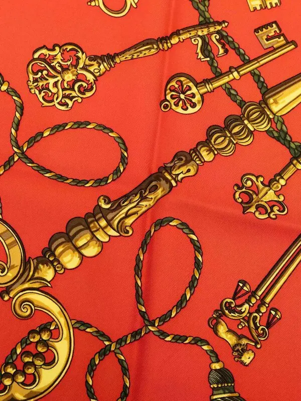 Hermès 1980-2000 Les Cles Silk Scarf 90 Scarves