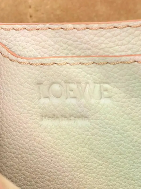 Loewe Grained Calfskin Barcelona Soft Satchel - Neutrals