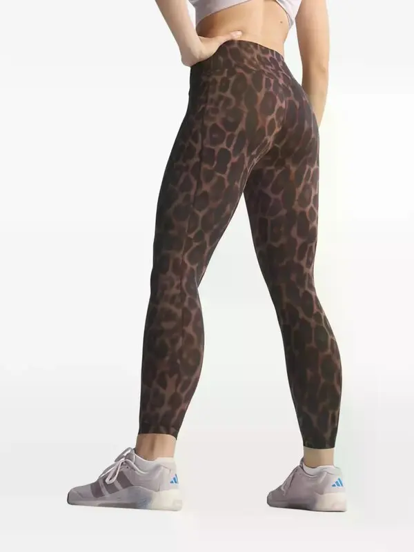 Adidas Optimé Power Leopard-print Leggings