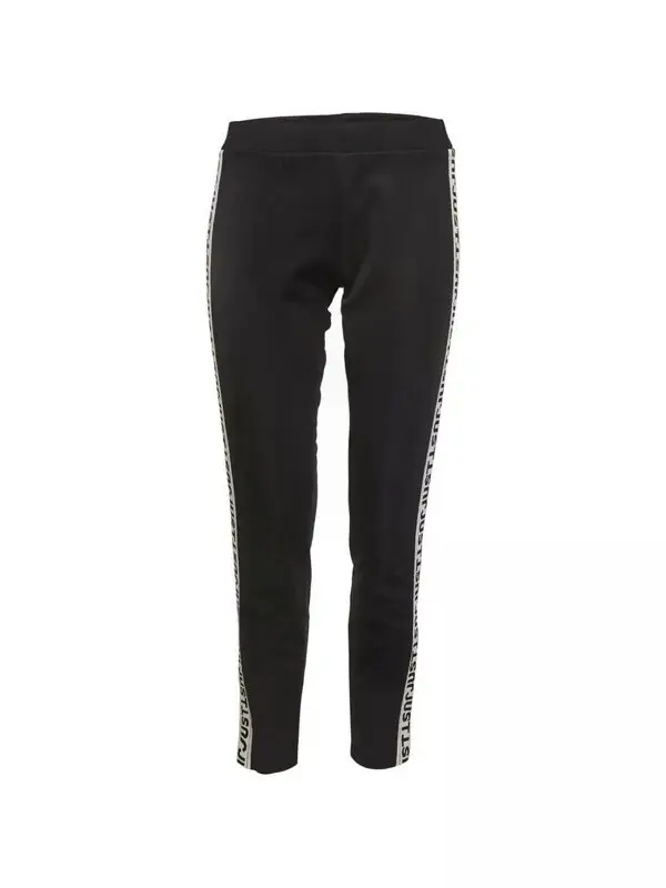 Just Cavalli Logo Tape Track Pants - Black
