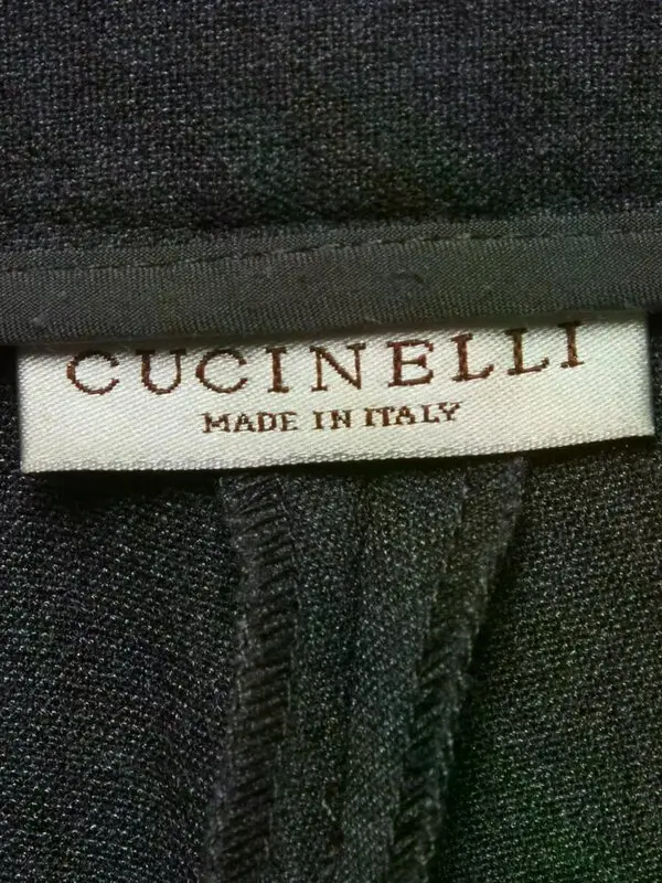 Brunello Cucinelli Monili Detail Trousers - Grey