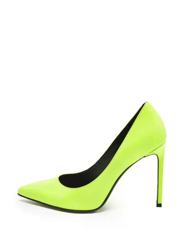 Saint Laurent Patent Leather Pumps - Green