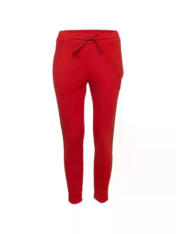 Gucci Web-stripe Drawstring Track Pants - Red