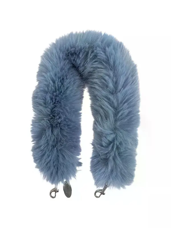 Balenciaga Faux-fur Bag Strap