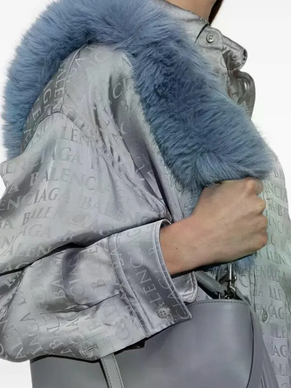Balenciaga Faux-fur Bag Strap