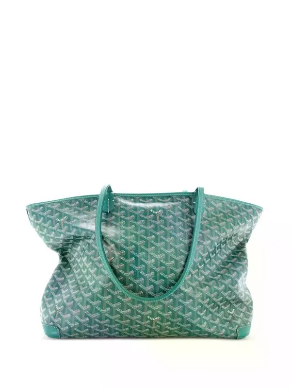 Goyard Artois Mm Tote In Coated Canvas - Green