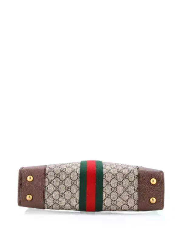 Gucci Ophidia Cut Out Handle Gg Coated Canvas Medium Tote Bag