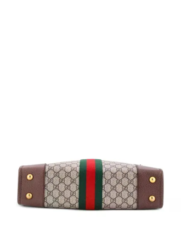 Gucci Ophidia Cut Out Handle Gg Coated Canvas Medium Tote Bag