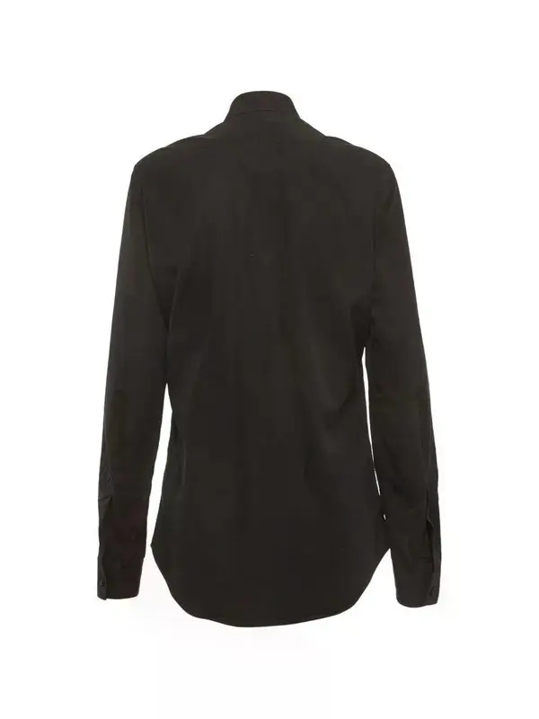 Balenciaga Twisted Button-up Shirt - Black