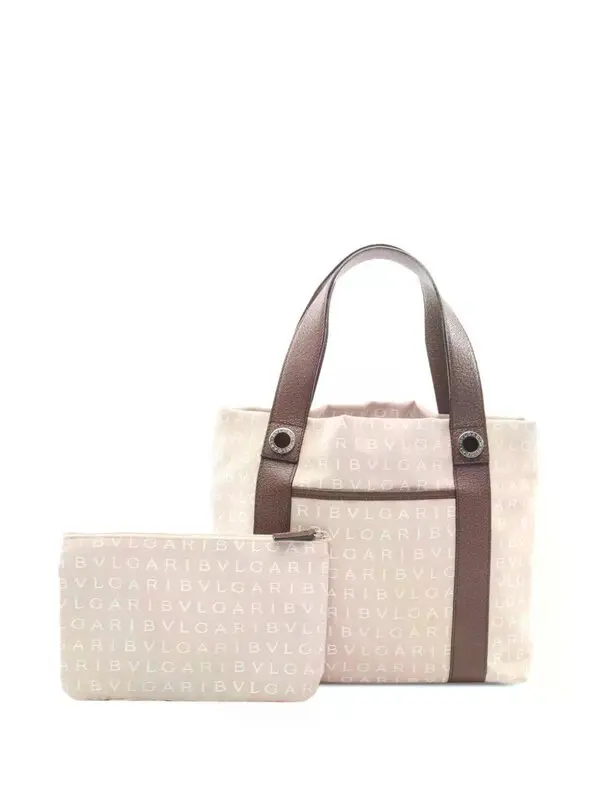 BVLGARI Logomania Tote Bag - Neutrals