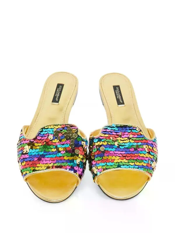 Dolce & Gabbana Embellished Slides