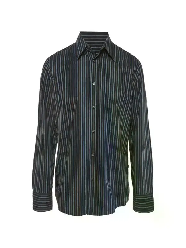 BOSS Striped Button-down Cotton Shirt