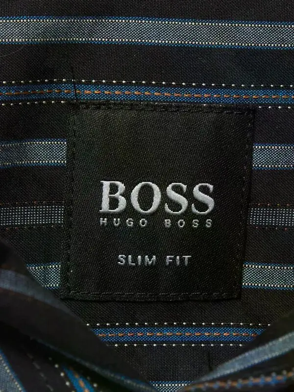 BOSS Striped Button-down Cotton Shirt