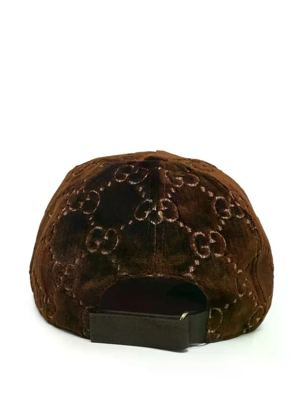 Gucci Gg Velvet Baseball Cap