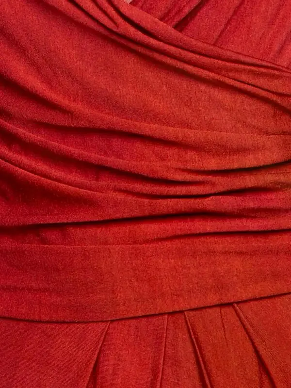 Max Mara Crossover Jersey Mini Dress
