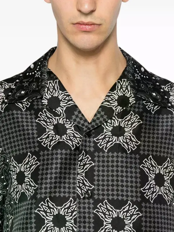 Amiri Ma Check Camp Shirt