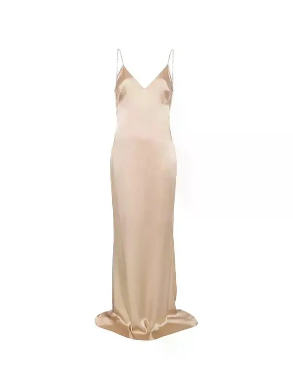 TOM FORD Crystal Embellishment Maxi Dress