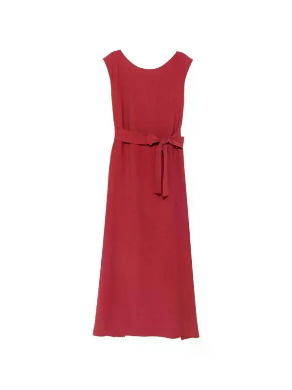 MOUTAKI Belted Maxi Dress