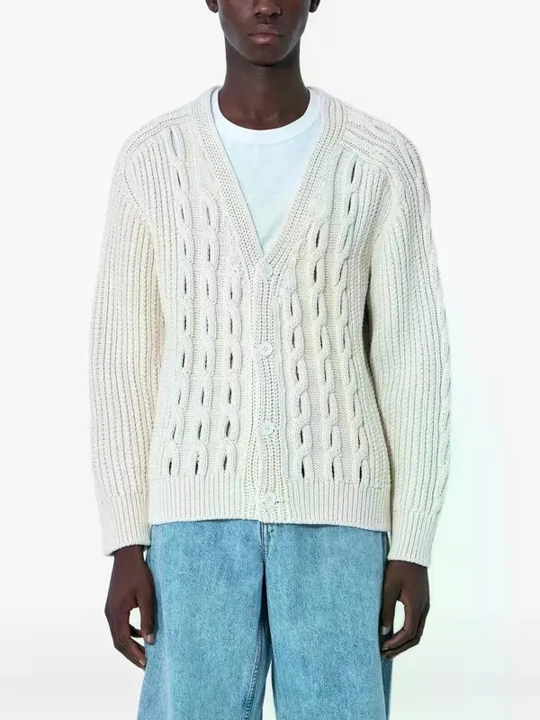 Lacoste Cable-knit Cardigan